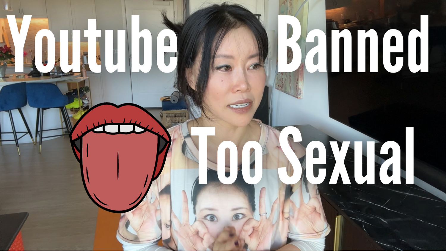 Koko Face Yoga's YouTube channel was banned for being too sexual!