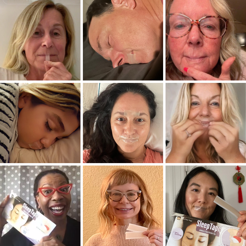 Sleep Tape Gentle on Skin Easy to use and remove | Koko Face Yoga